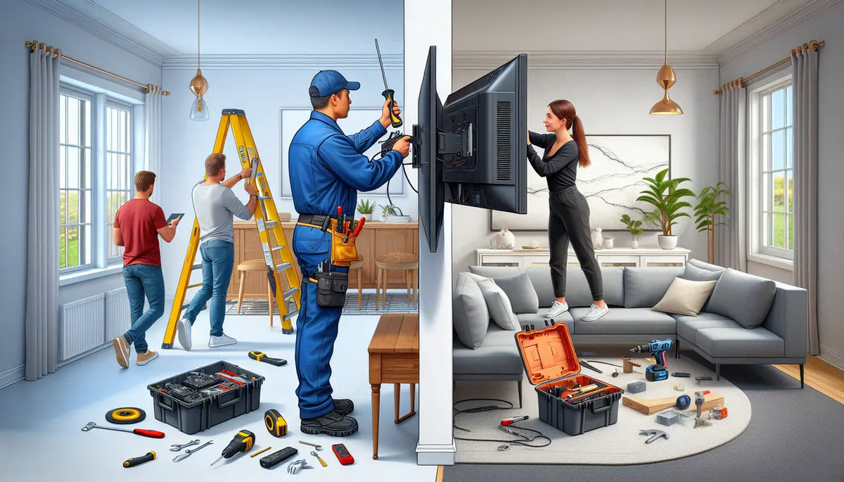 The Essential Guide to Professional TV Installation vs. DIY – Theater Boss